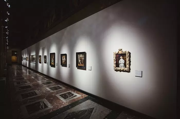 Mosku laikoa Pushkin Museoko argazki # 15 erakusketa baten inaugurazioan