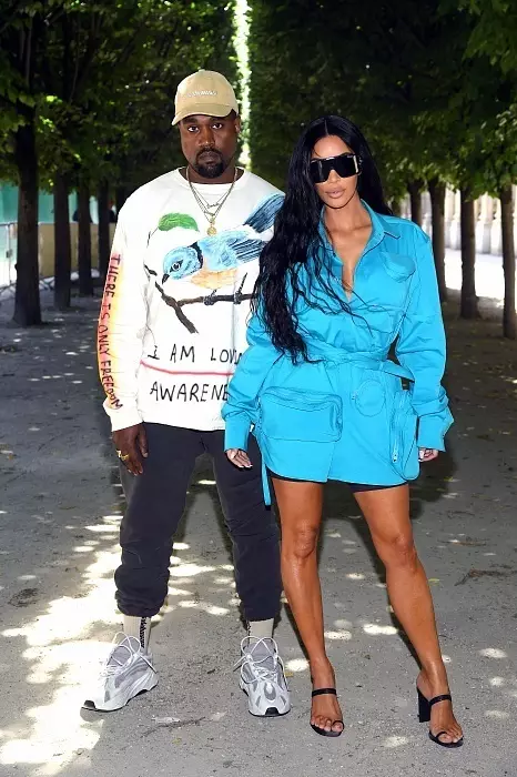 Kim Kardashian na Kanye West ifoto # 1